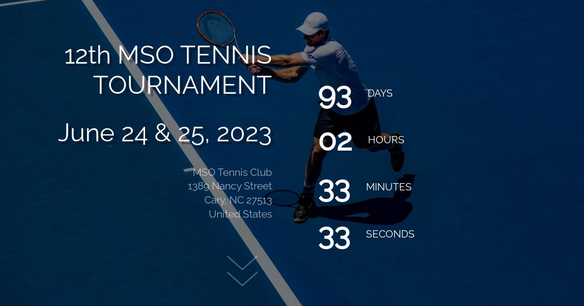 One Page Website Template for Sport Event or Tournament